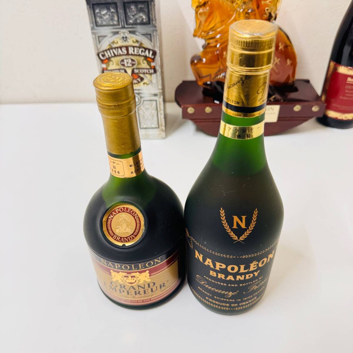 酒まとめ 13本 1円出品 MEYFOR PURE GRAPE BRANDY GRAND EMPEREUR DUCAUZE NAPOLEON ...