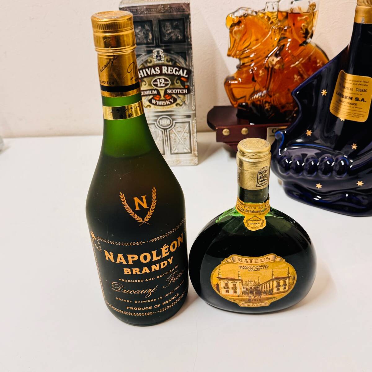 酒まとめ 13本 1円出品 MEYFOR PURE GRAPE BRANDY GRAND EMPEREUR DUCAUZE NAPOLEON ...