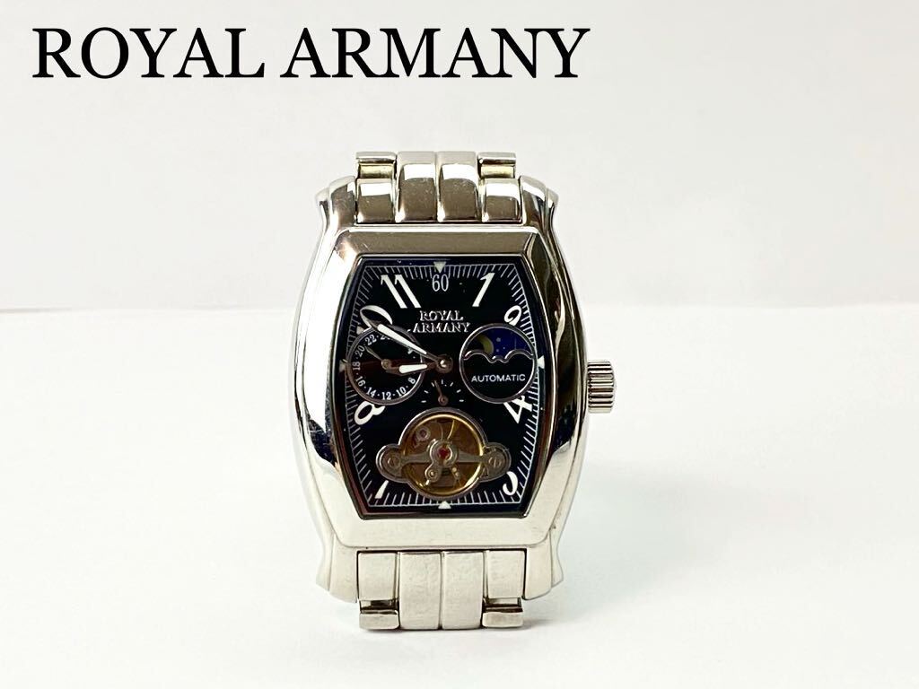 T416 ROYAL ARMANY 自動巻 腕時計 RA-004 メンズ腕時計 稼働品(3針＋カレンダー)｜売買されたオークション情報 ...