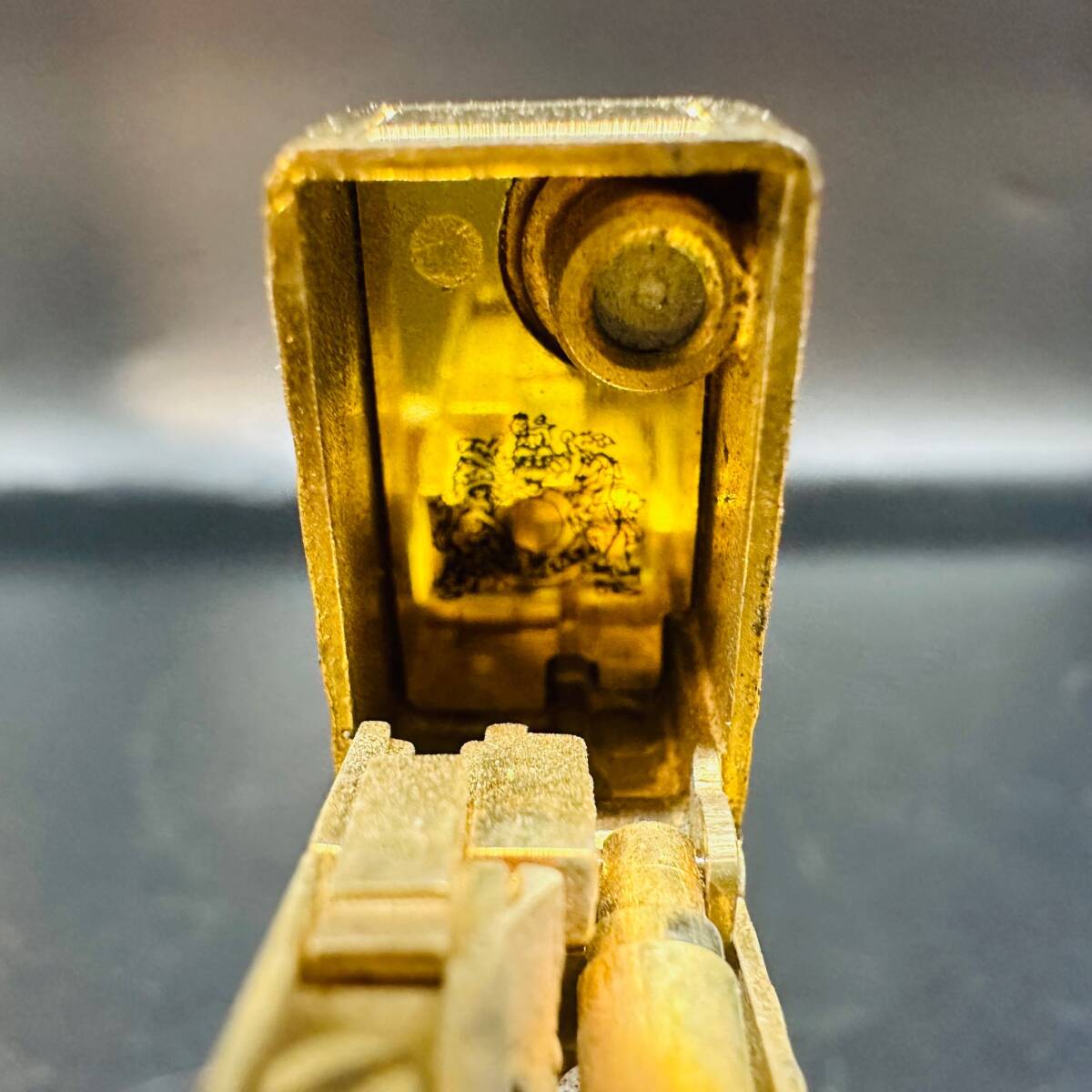 Windmill GAS LIGHTER ウィンドミルガスライター 火花確認 Flint Type 1円出品 現状品 木箱 保証書付 かっこ ...