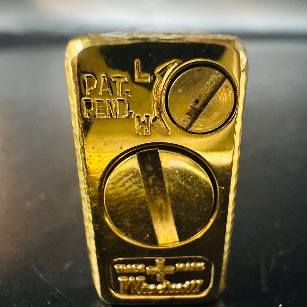 Windmill GAS LIGHTER ウィンドミルガスライター 火花確認 Flint Type 1円出品 現状品 木箱 保証書付 かっこ ...