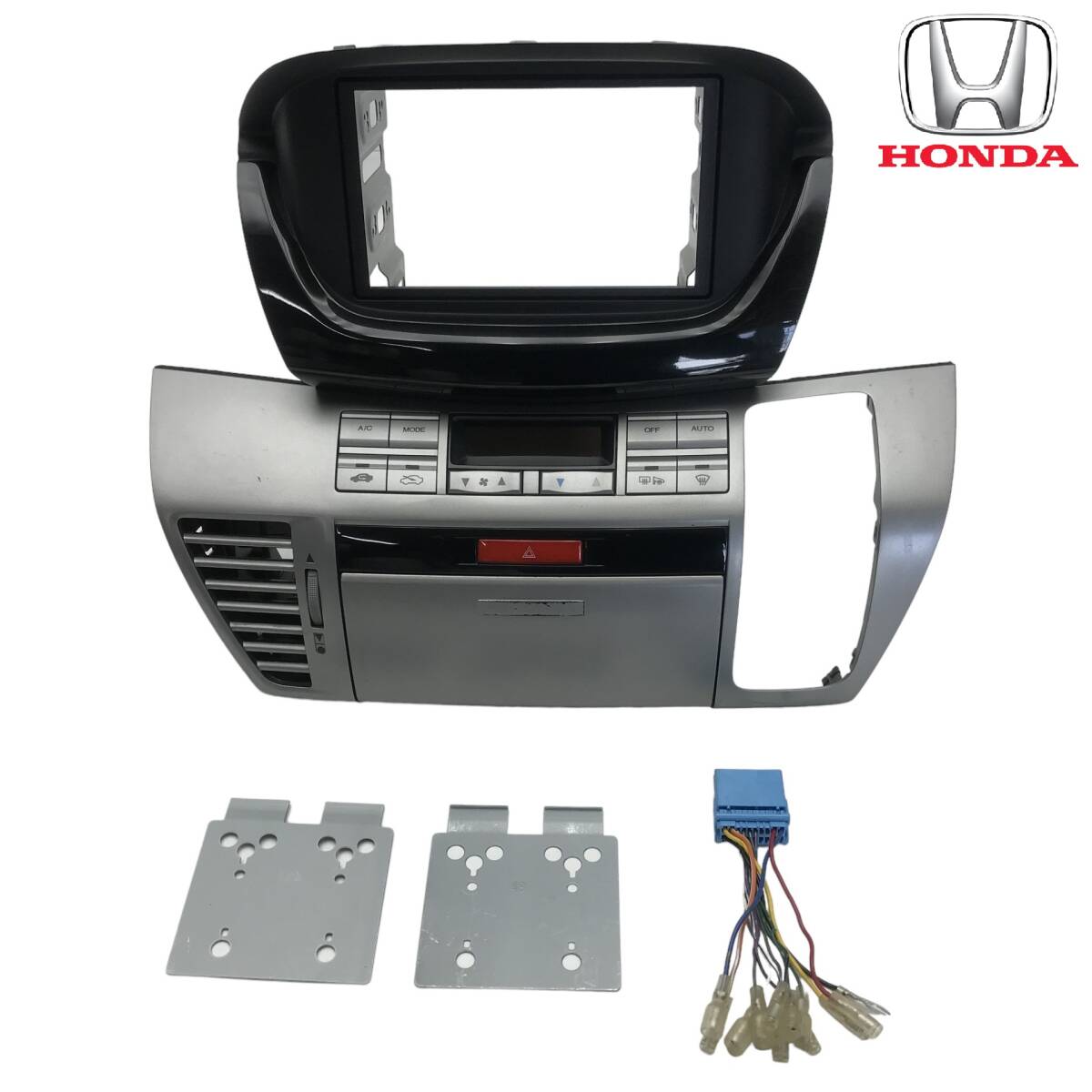 エディックス BE1 BE2 BE3 BE4 純正 2DIN ナビ オーディオ センターパネル エアコン操作パネル ブラケット/社外配線 ...