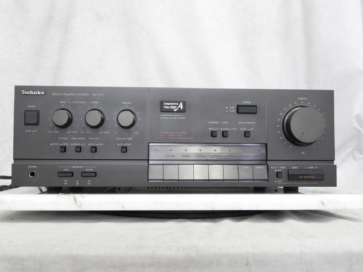 Technics テクニクス SU-V7X プリメインアンプ(テクニクス)｜売買されたオークション情報、yahooの商品情報をアーカイブ公開 - オークファン（aucfan.com）