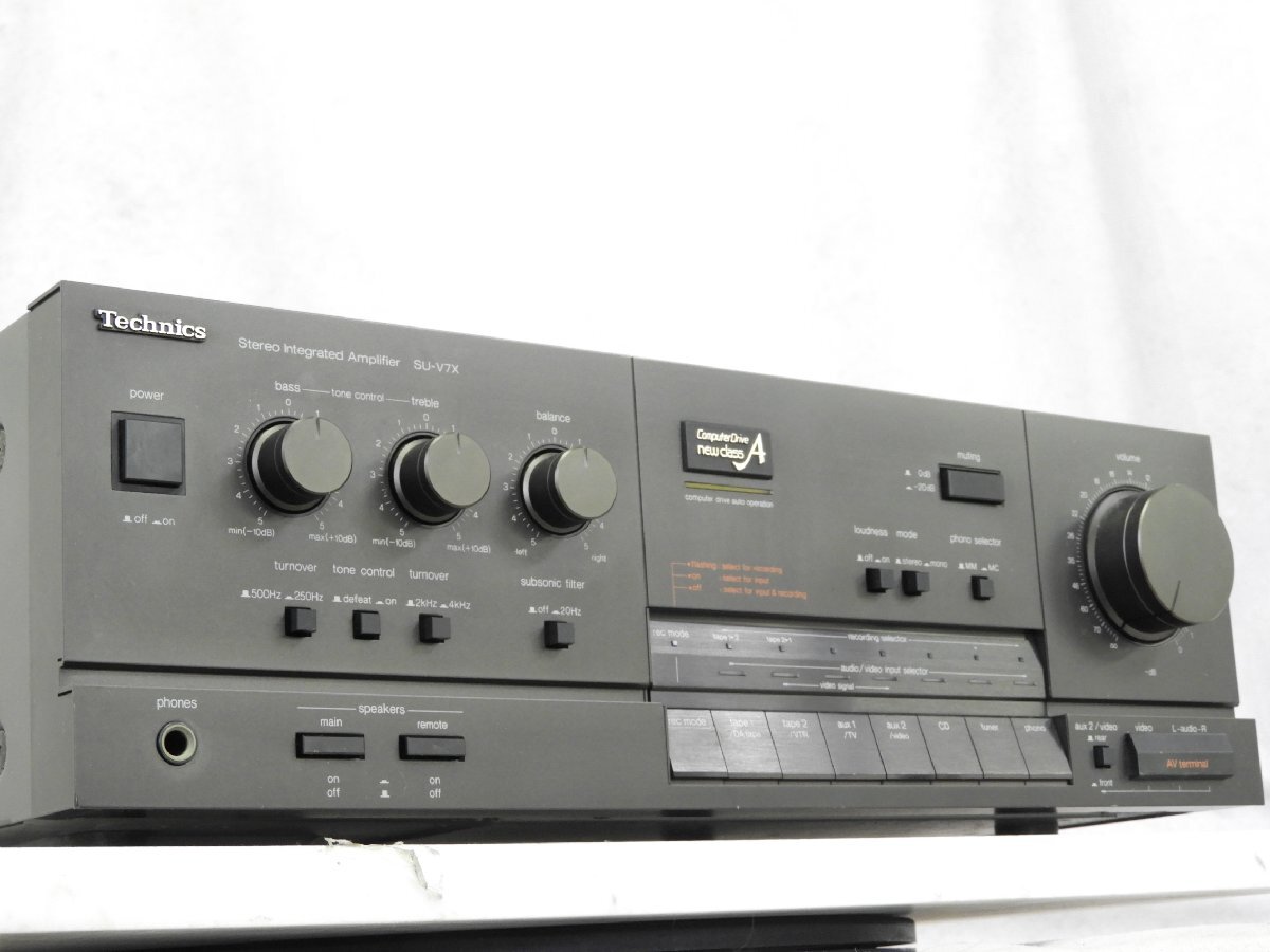 Technics テクニクス SU-V7X プリメインアンプ(テクニクス)｜売買されたオークション情報、yahooの商品情報をアーカイブ公開 - オークファン（aucfan.com）