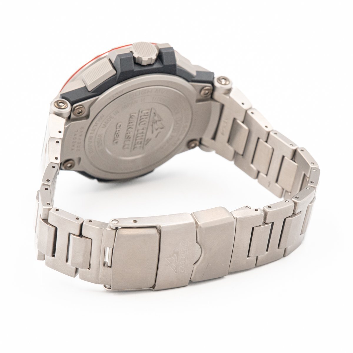 1円 稼働 極 箱/保証書付 CASIO PROTREK カシオ プロトレック マナスル PRX-8000MT-7JR QZ 電波受信 ...