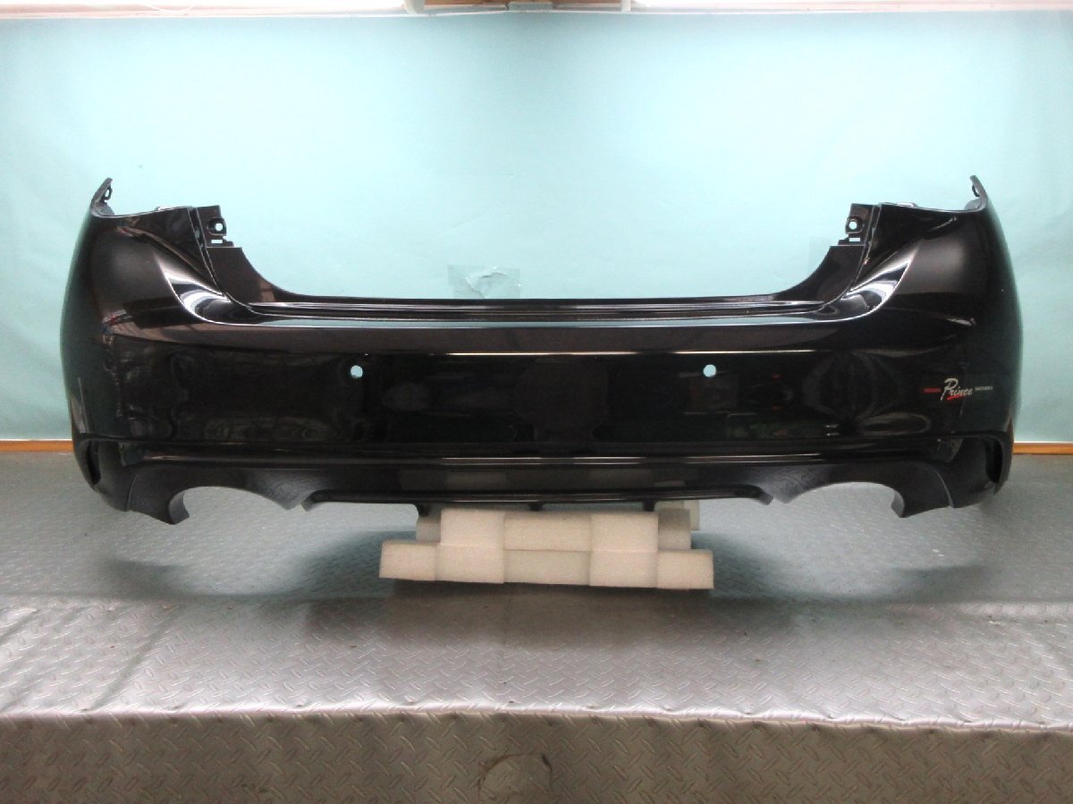 V37 YV37 HV37 HNV37 スカイライン SKYLINE 後期 純正 リアバンパー 85022-6HH-0 スーパーブラック(リア ...