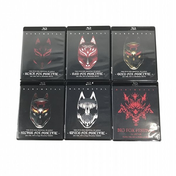 Blu-ray BABYMETAL/ベビーメタル THE FOX FESTIVALS IN JAPAN2017-THE FIVE FOX FESTIVAL & BIG FOX FESTIVAL ...