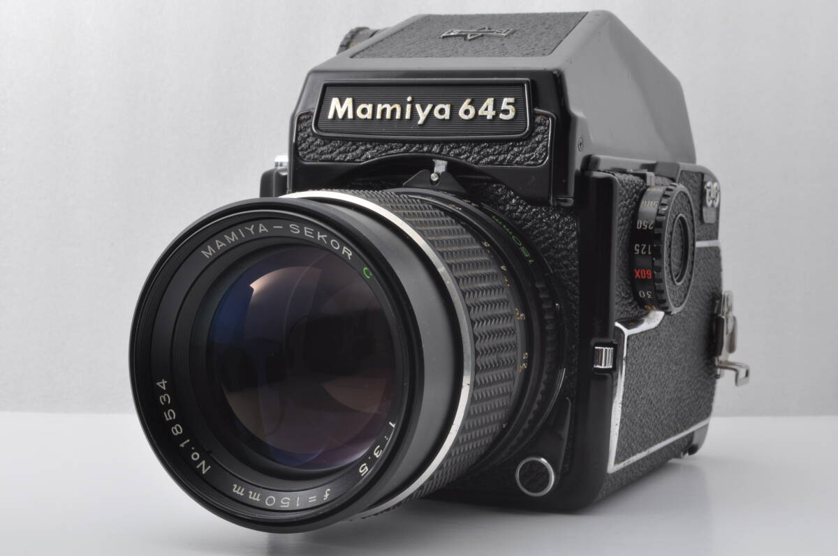 良品 マミヤ Mamiya M645 1000S PDプリズムファインダー ＋ Sekor C 150mm F3.5 露出計稼働 シャッター 変速OK ＃24317(マミヤ)｜売買された ...