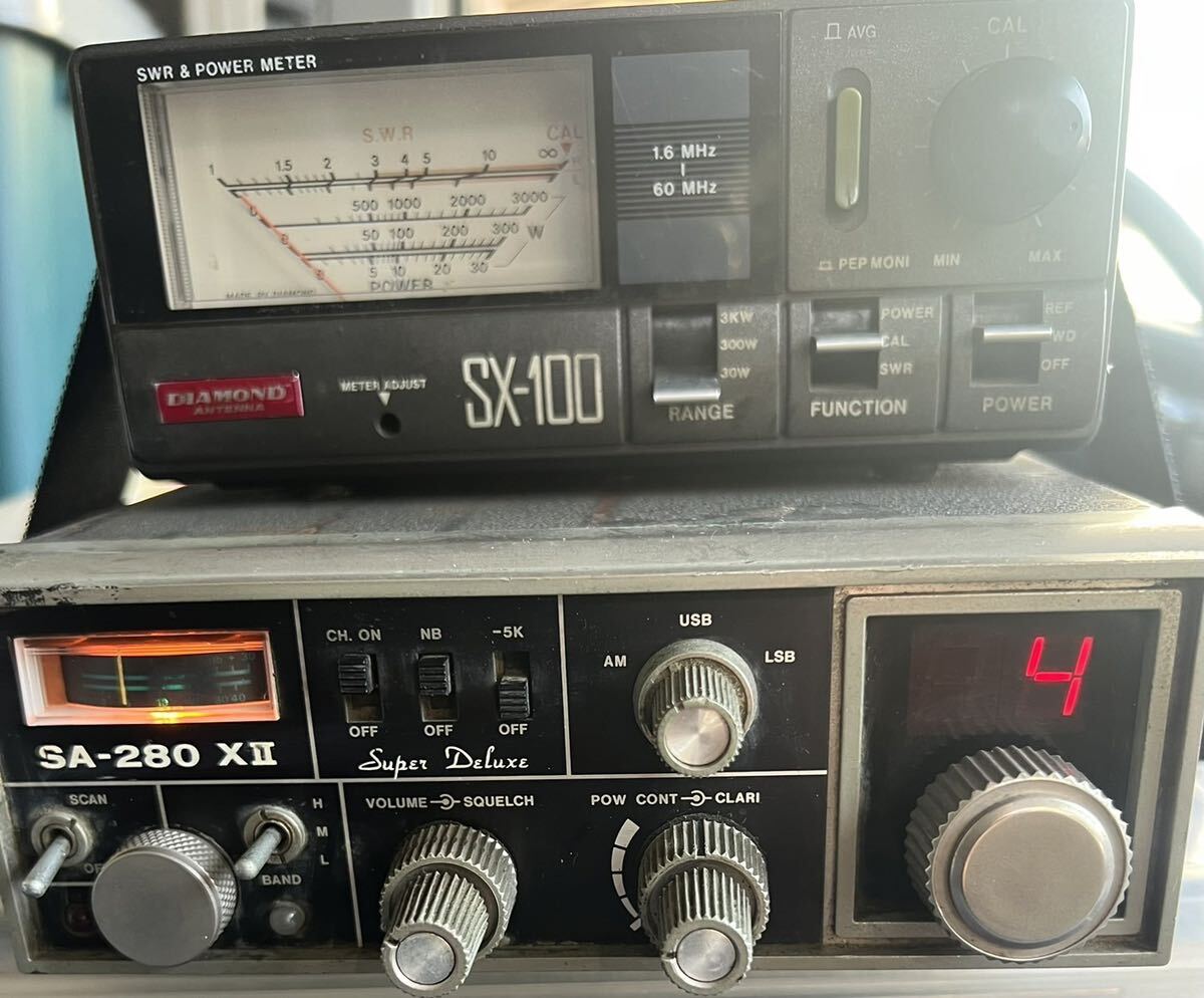 日本電業 SA-280 XⅡ AM/SSB 80CH 無線機とパートナー P108A 2台CB無線 アマチュア無線(その他)｜売買された ...