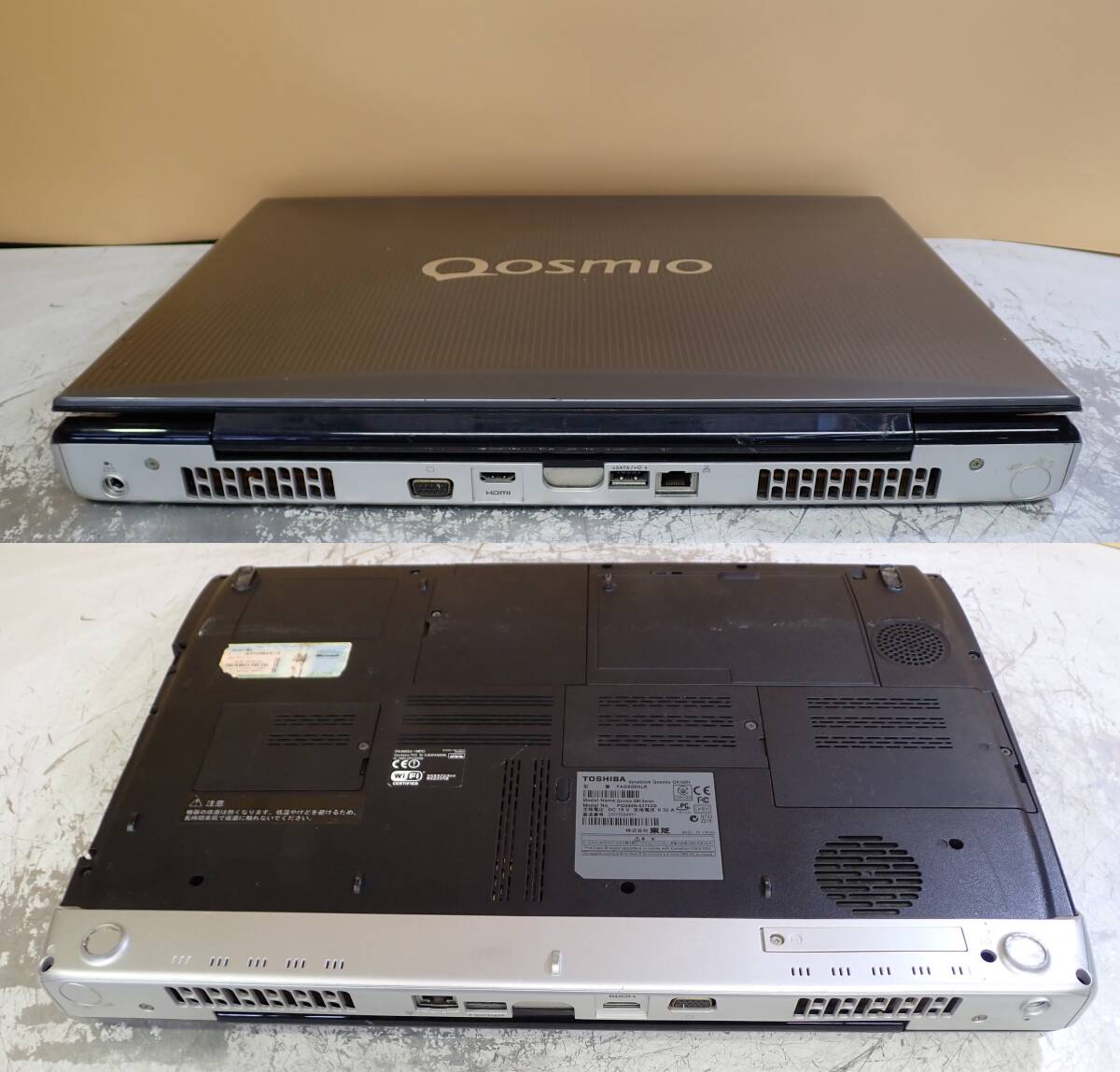 X595# dynabook Qosmio GX GX/G8H PAGXG8HLR 18.4型 インチ Core 2 Duo P8600/2 ...