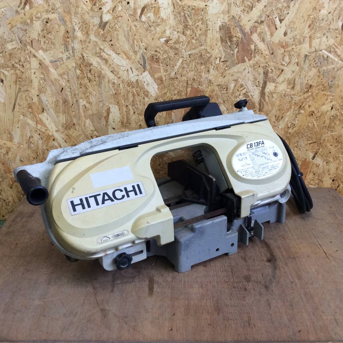 TH-3581 品 HITACHI 日立 ヒタチ ロータリーバンドソー CB 13FA 現状品(メタルソー、バンドソー)｜売買された ...