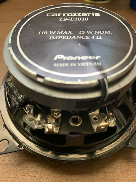 Pioneer パイオニア スピーカー TS-E1010 10cm コアキシャル 2ウェイ 訳あり 本体1本のみ(10cmタイプ)｜売買されたオークション情報、yahooの商品情報をアーカイブ ...