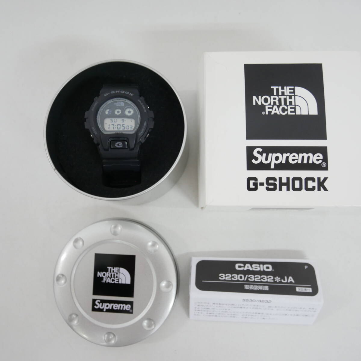 1円 良好 国内正規 Supreme×THE NORTH FACE×CASIO G-SHOCK 22AW 22FW Watch DW-6900 ...
