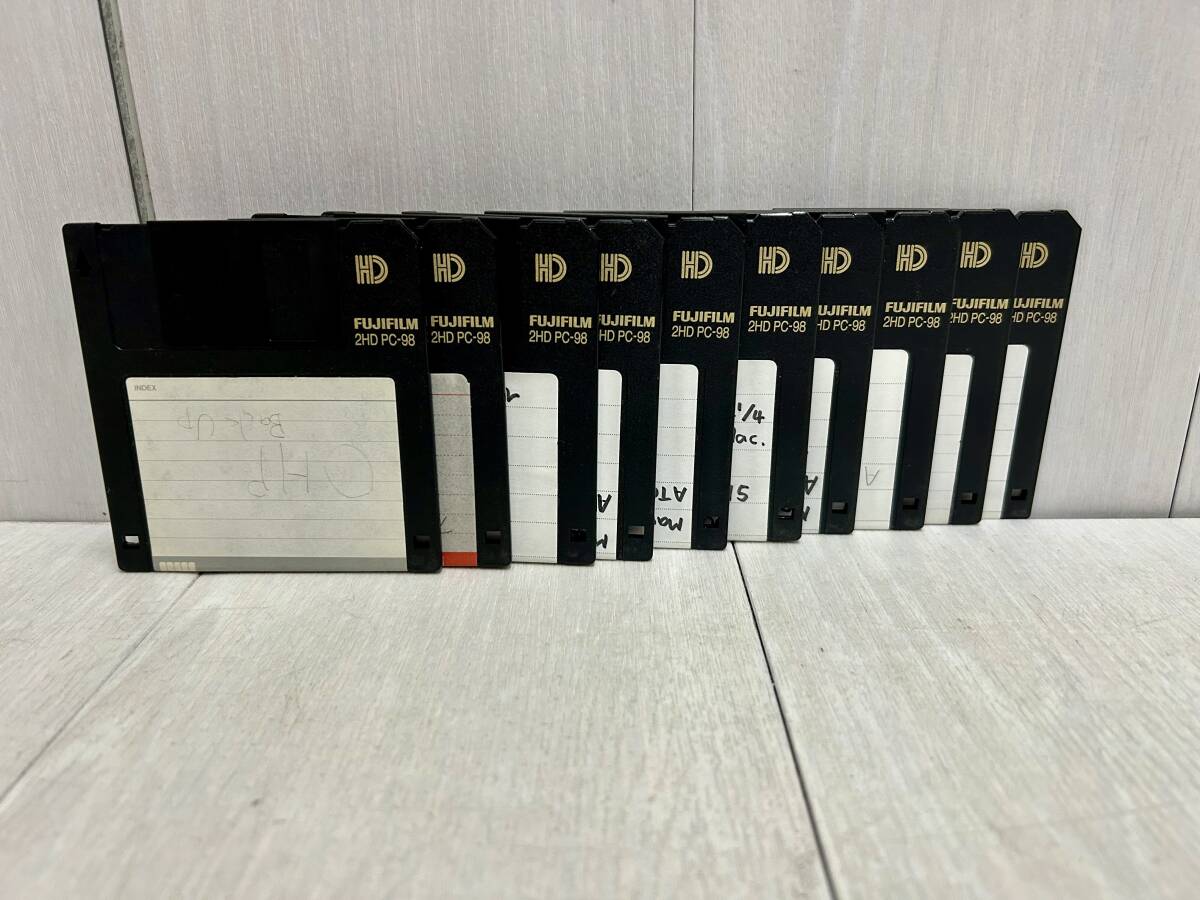 まとめて 一部 MD2HD 256 MD2-HD-DOS8 5.25型フロッピーディスク ミニフロッピー PC-9800 MF2-HD 2HD ...