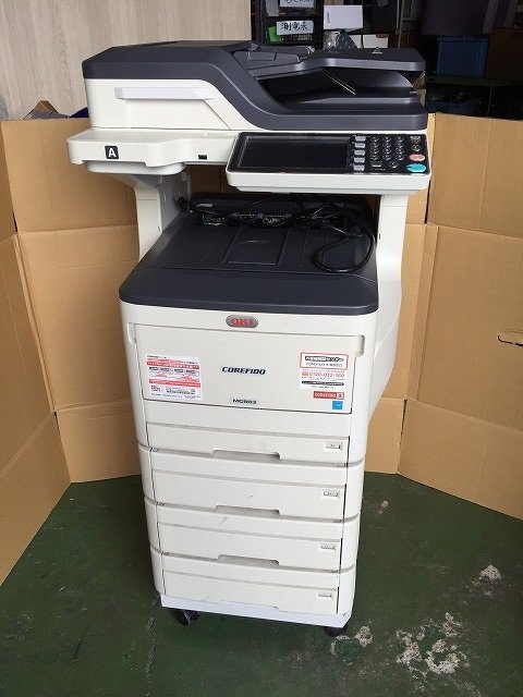 OKI カラーLED複合機 MC863 フル機能 増設4段 A3対応 両面 ＜D0827W3-1F-OKU＞(OKI)｜売買されたオークション情報、yahooの商品情報をアーカイブ公開 ...