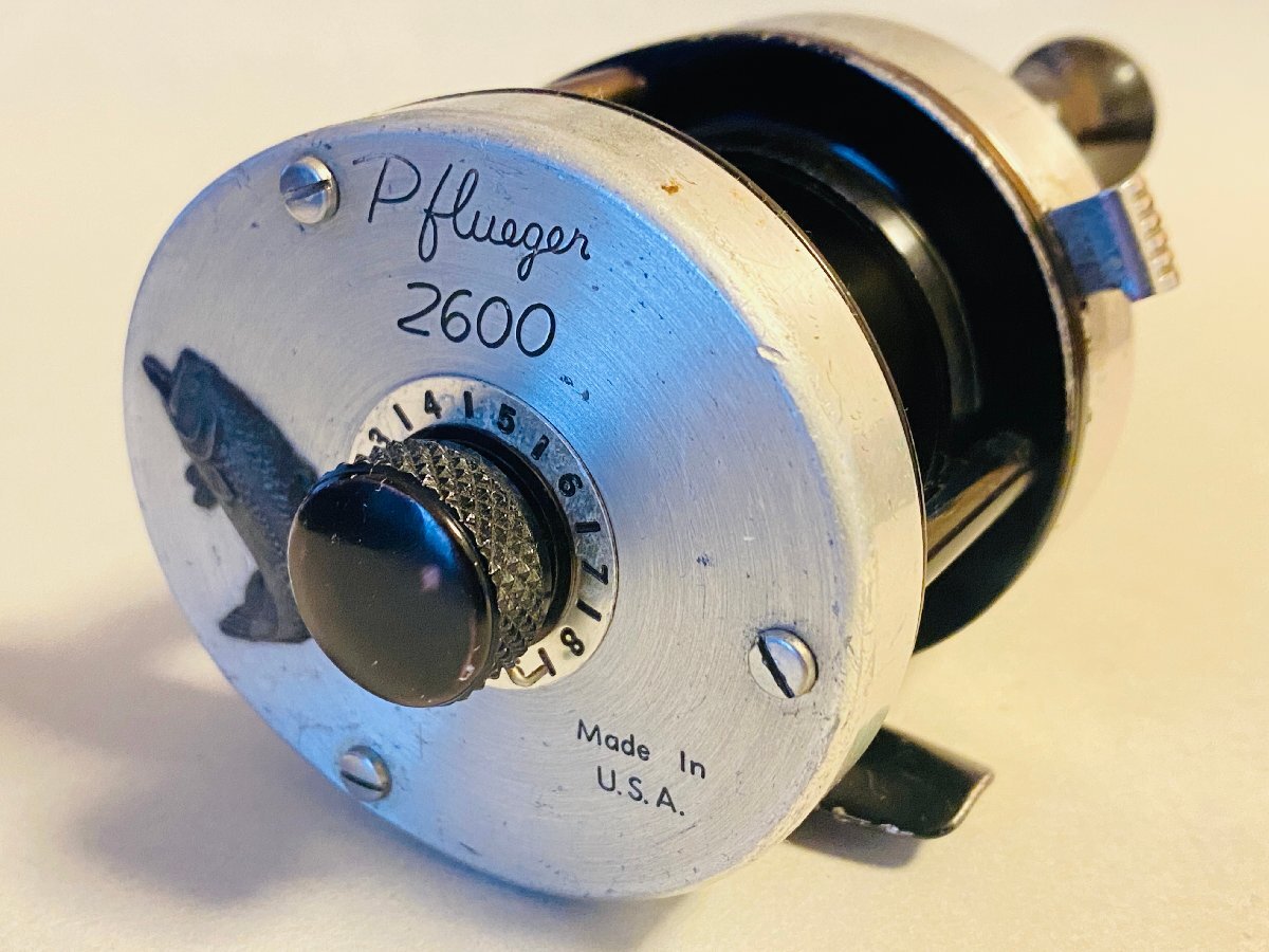 Pflueger 2600 MODEL DB 機関良好 モデル フルーガー オールドタックル オールドリール / 2800 バスマン ...