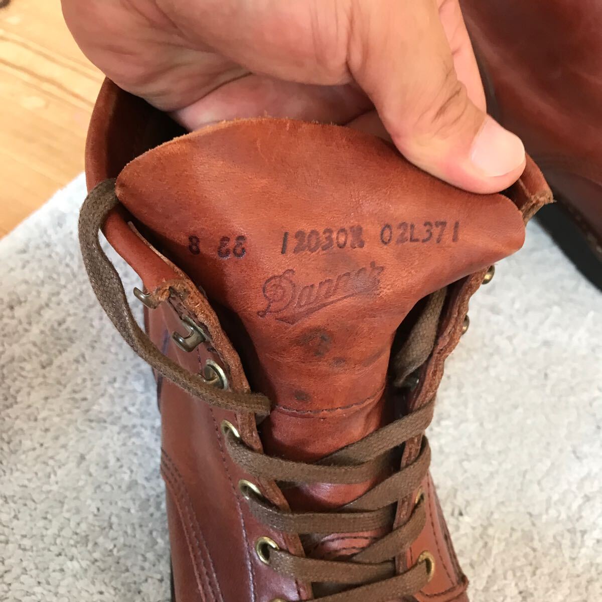 ダナー ブーツ 茶 8EEレザー Danner(8インチ)｜売買されたオークション情報、yahooの商品情報をアーカイブ公開 - オークファン ...