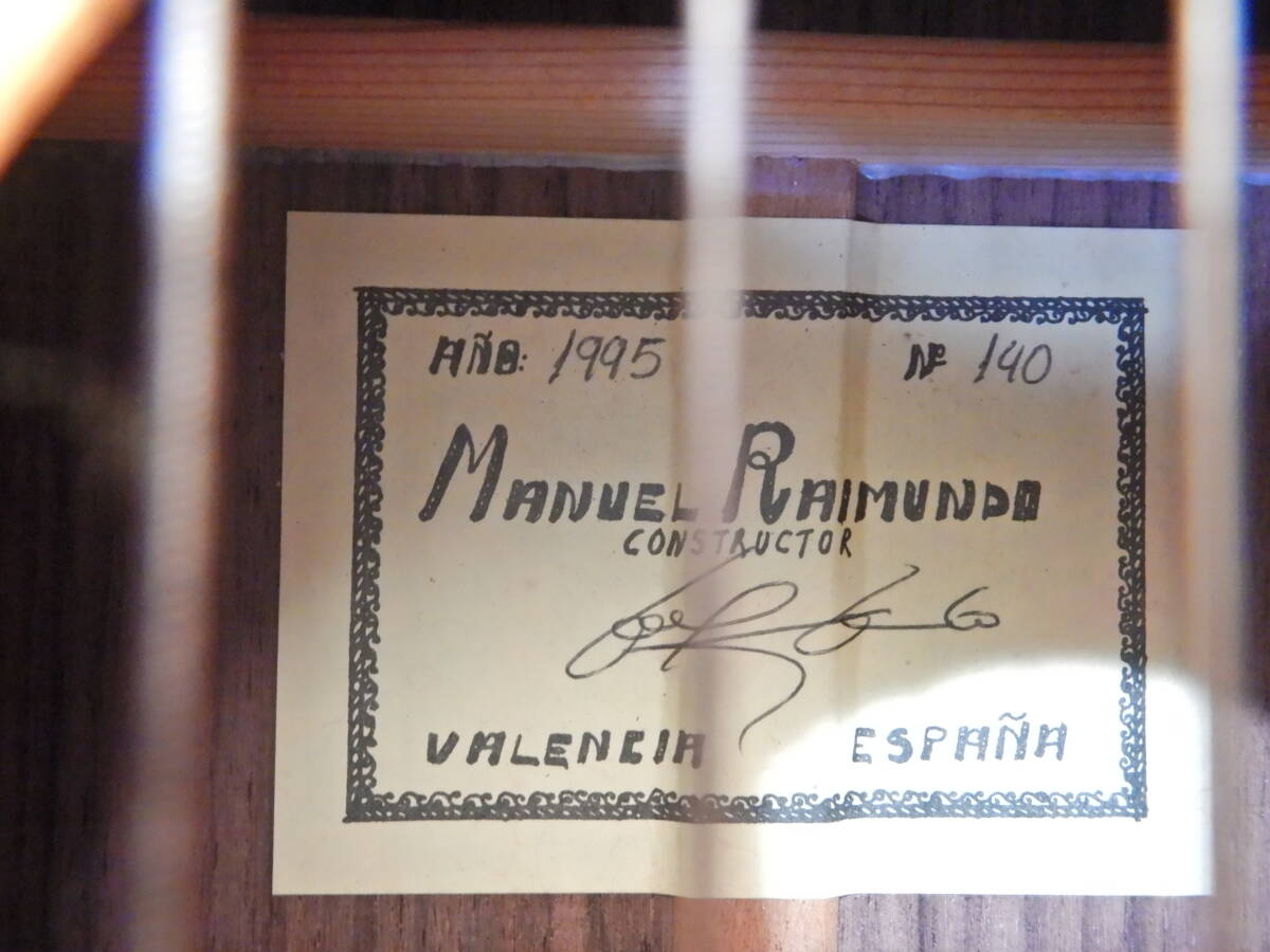 1000円スタート MANUEL RAIMUNDO No.140 1995年製 クラシックギター アコギ ハードケース付き レイモンド ギター(本体)｜売買されたオークション情報、yahooの ...