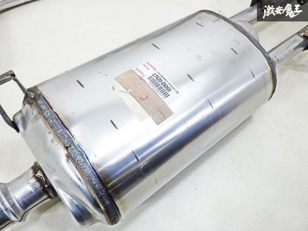 低走行 us トヨタ純正 タンドラ 07y’ 5.7L ガソリン車 ノーマル マフラー 中間パイプ フロントパイプ 17420-0S060 ...