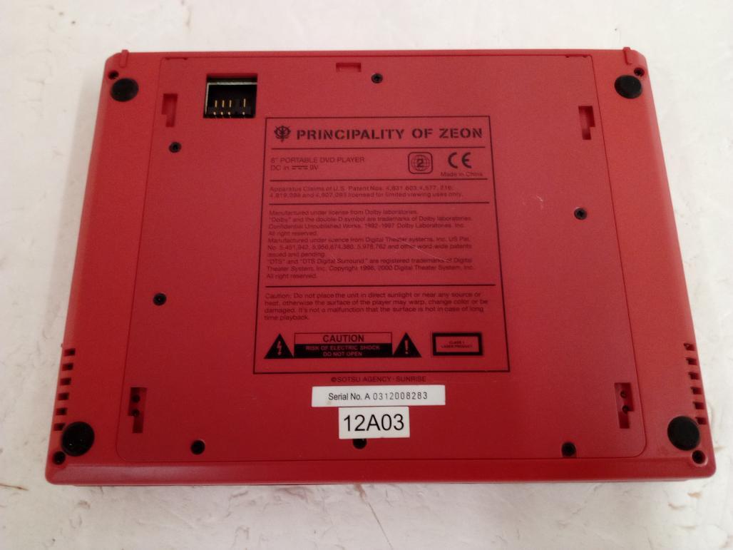 2901785 ポータブルDVDプレーヤー 機動戦士ガンダム シャア モデル Char MODEL BCHW-0001 本体のみ(ポータブル ...