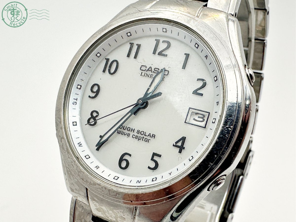 2410603670 CASIO カシオ LINEAGE リニエージ WAVE CEPTOR LIW-120 デイト 純正ベルト メンズ 電波 ...