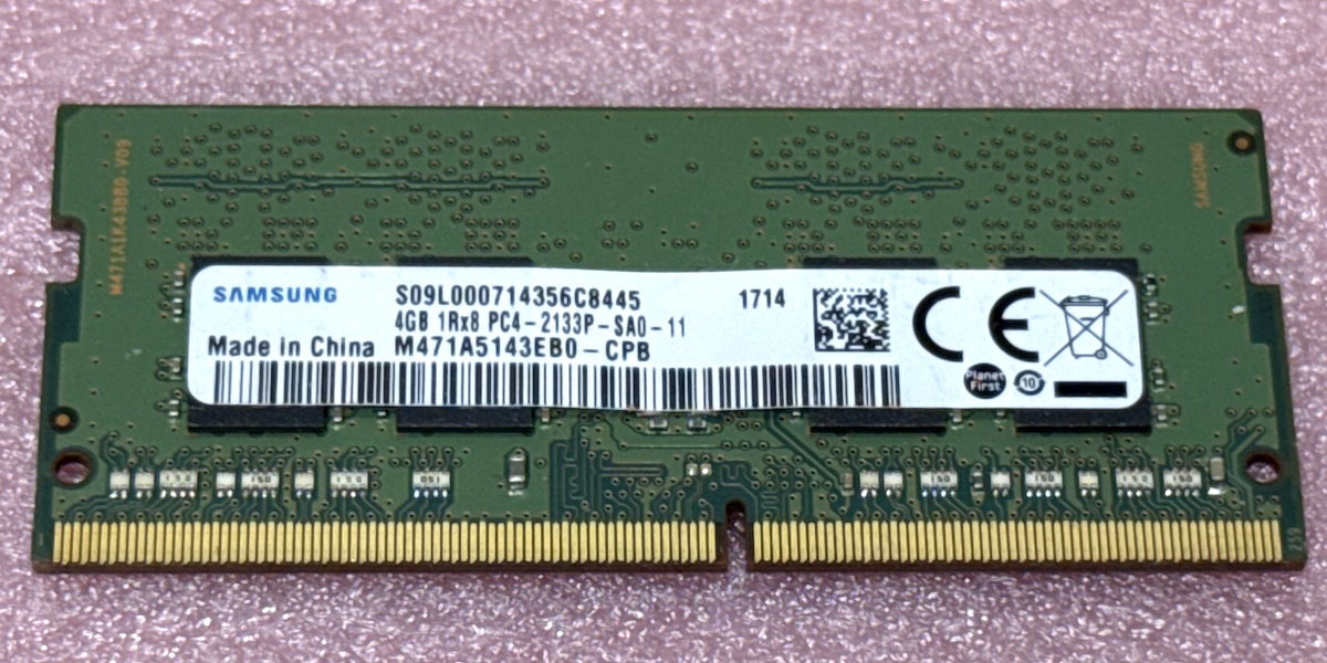 Samsung M471A5143EB0-CPB PC4-17000/DDR4-2133/PC4-2133P 260Pin DDR4 SO ...