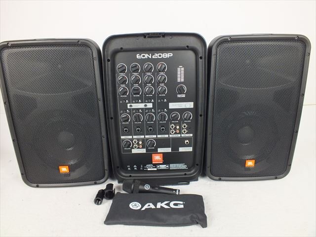 JBL EON208P スピーカー AKG マイク ポータブルPAシステム 現状品 241001N3127(スピーカー本体)｜売買されたオークション情報、yahooの商品情報をアーカイブ公開 ...
