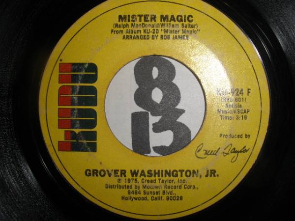 試聴GROVER WASHINGTON JR. MISTER MAGIC DJ JAZZY KEFF(ラップ、ヒップホップ)｜売買された ...