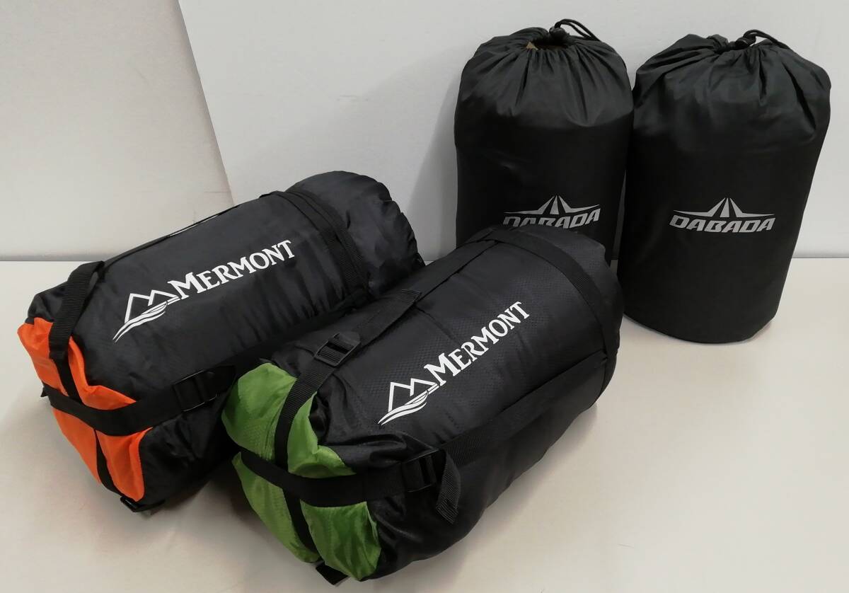 MERMONT 寝袋 シュラフ 2個 DABADA エアーマット 2個 まとめセット キャンプ アウトドア 40-52(封筒型シュラフ)｜売買されたオークション情報、yahooの商品情報を ...