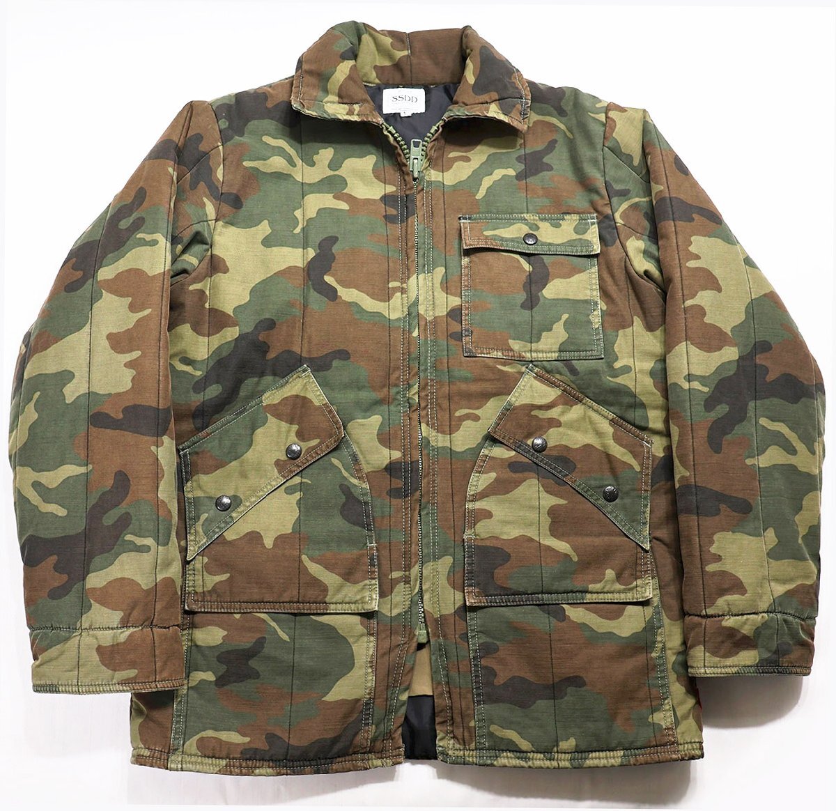 FUCT ファクト SSDD CAMO FIELD JACKET / パディング カモフィールドジャケット #7528 カモフラージュ size L / 中綿入り(Lサイズ)｜売買された ...