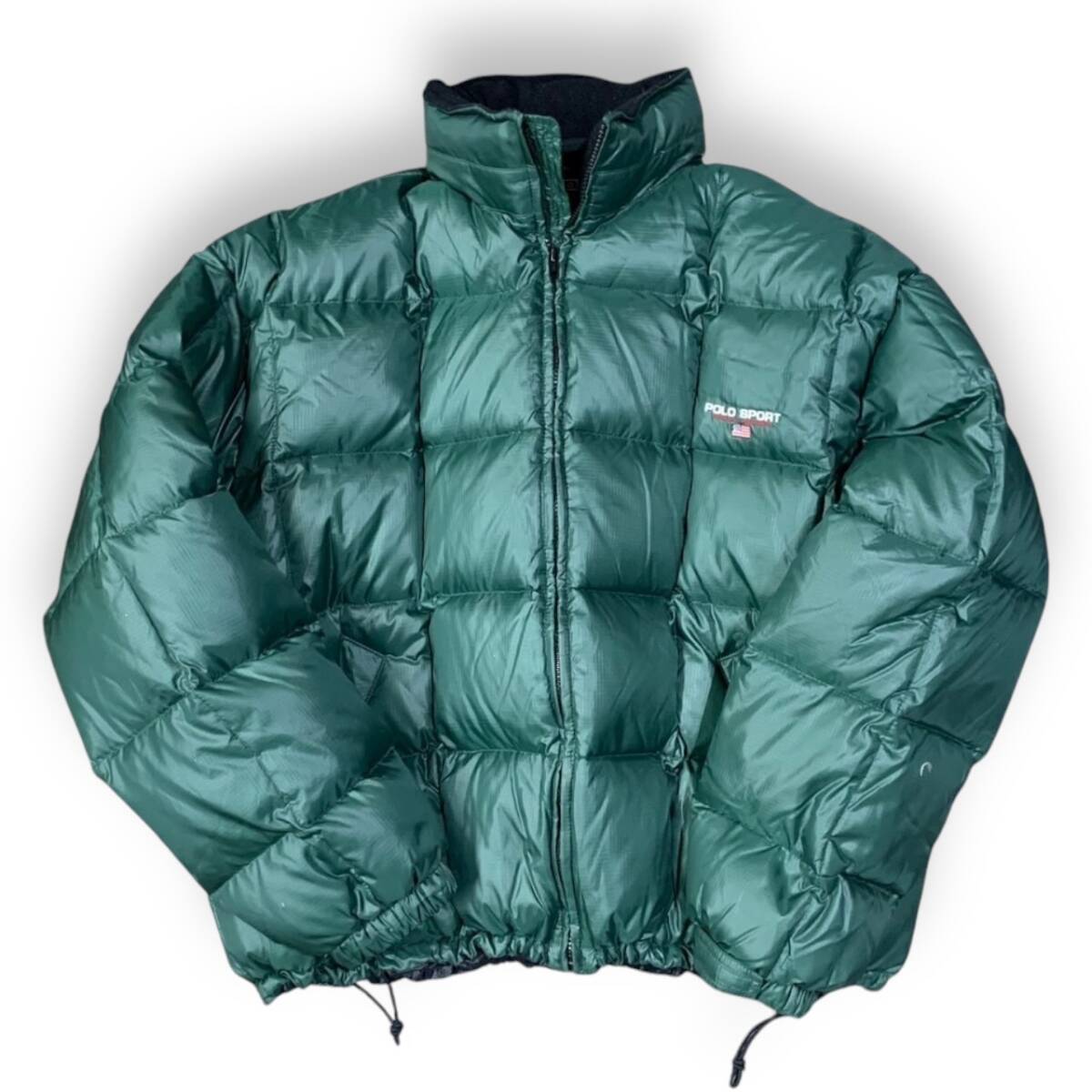 usH-1545 Polo Ralph Lauren/ラルフローレン ダウンコート/ダウンジャケット/メンズ/サイズXL/グリーン系/ 品(ジャンパー、ブルゾン)｜売買されたオークション情報 ...