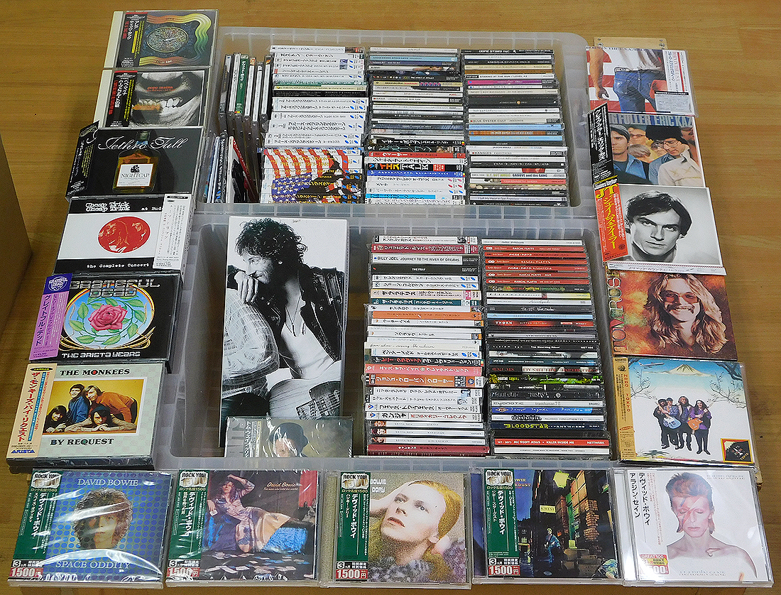 処分 洋楽CD約160枚まとめ売り大量セット/David Bowie/Bruce Springsteen/NRBQ/Tom Waits ...