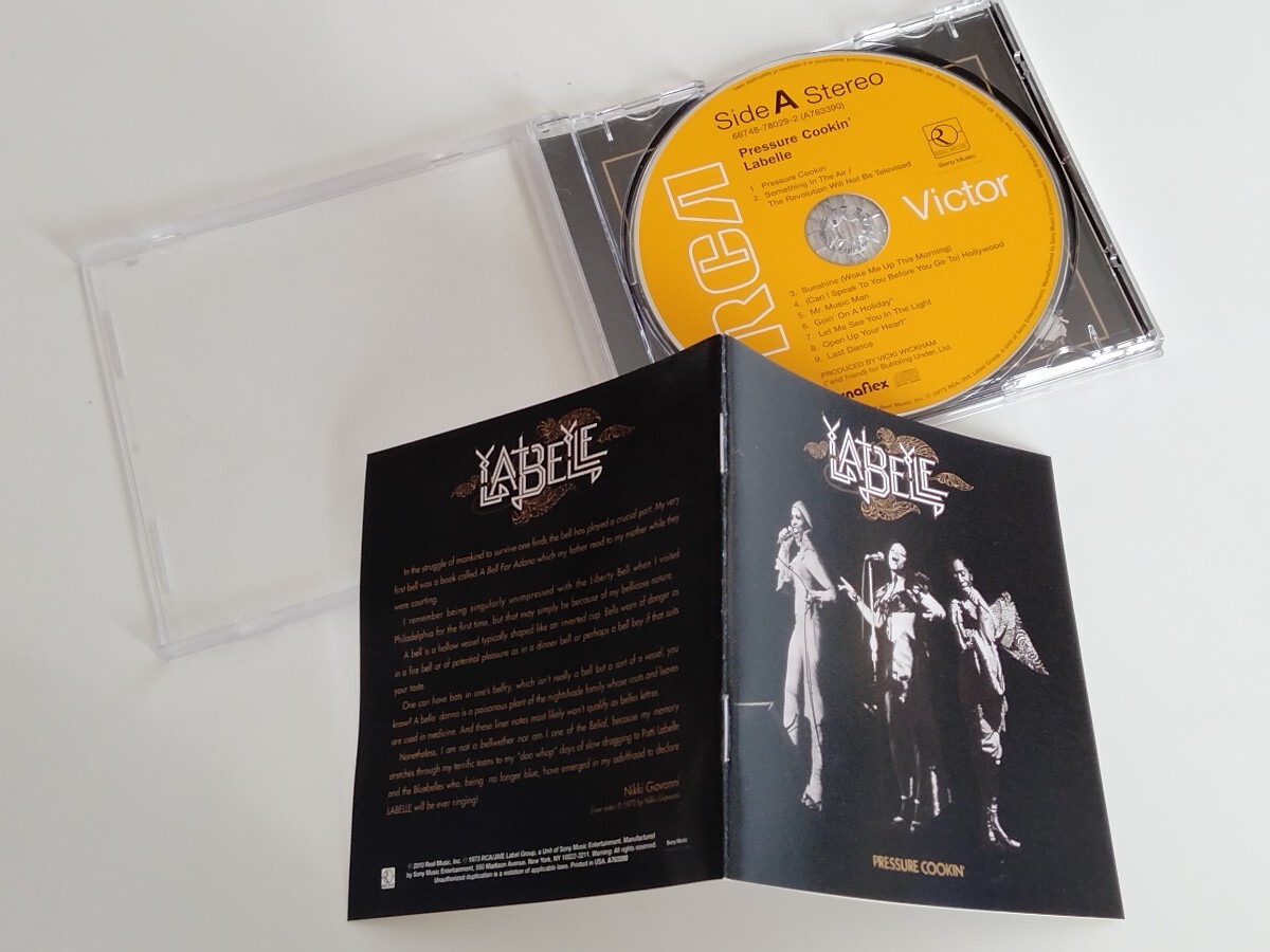 2010リマスター LABELLE / PRESSURE COOKIN' CD RCA US 66748-78029-2 ラベル73年名盤 Patti Labelle フィリーソウル ...
