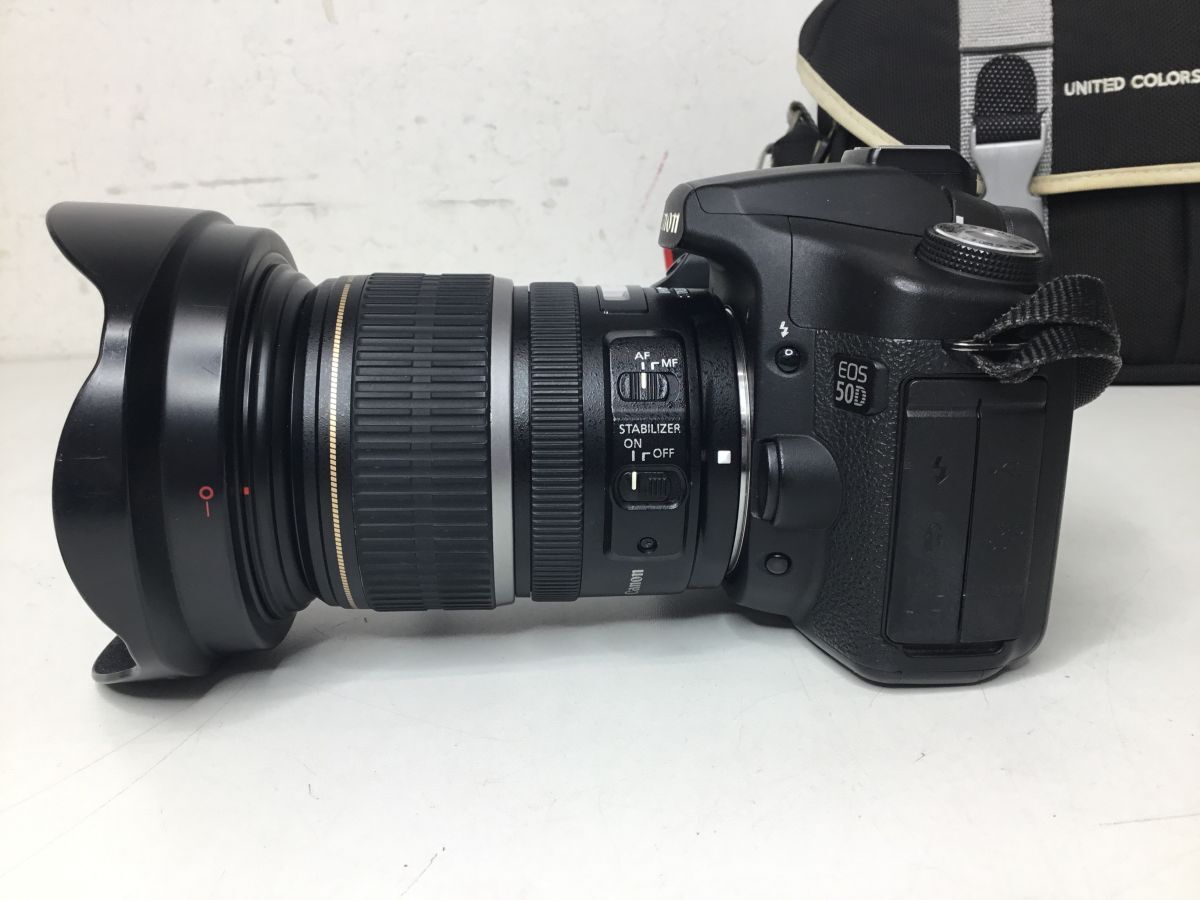 営AD891-100 Canon キャノン EOS 50D デジタル一眼レフカメラ DS126211 / LENS レンズ EFS 17 ...