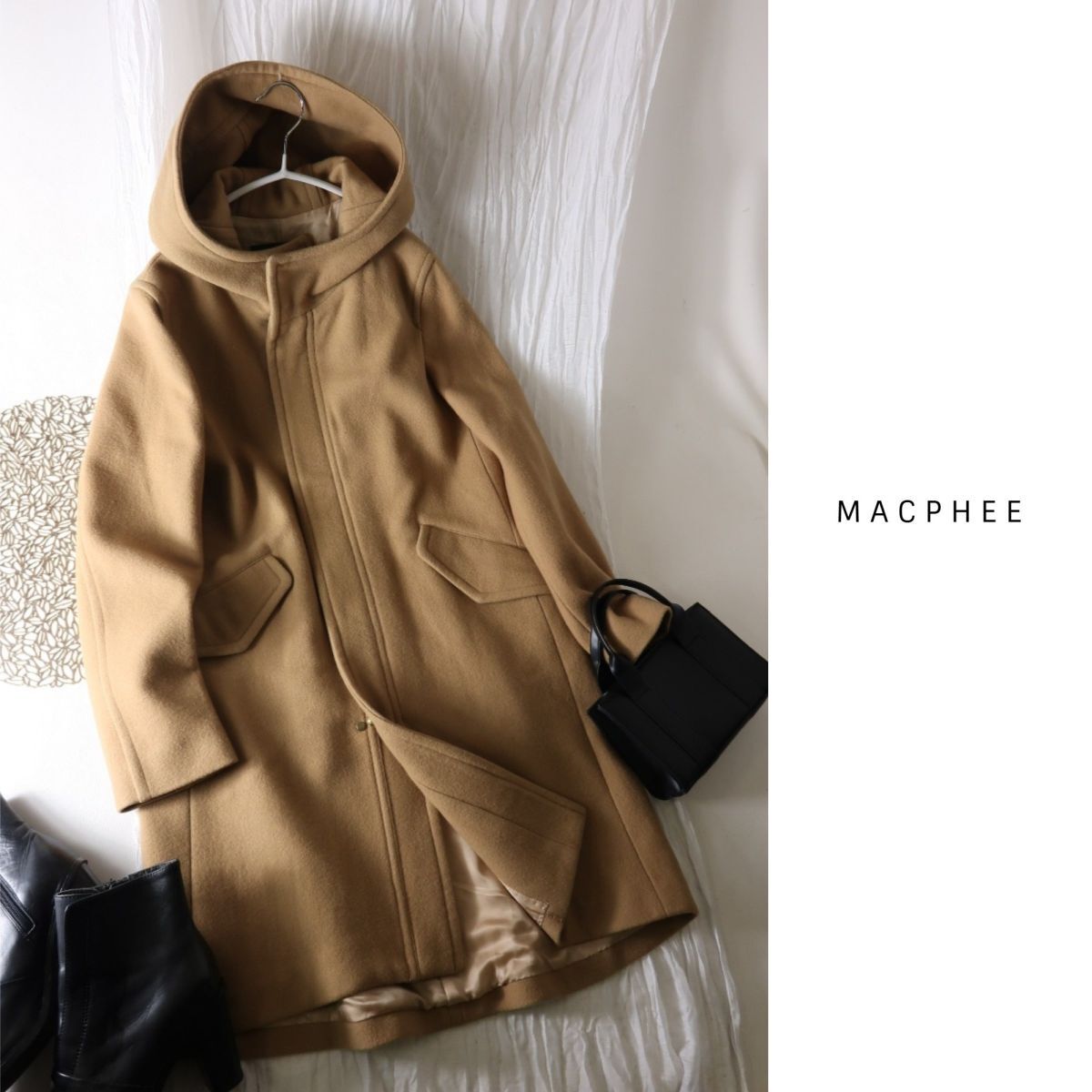 3.7万 トゥモローランド/マカフィー MACPHEE ウール100% フーデッドコート A-O 0021(コート)｜売買されたオークション情報、yahooの商品情報をアーカイブ公開 ...