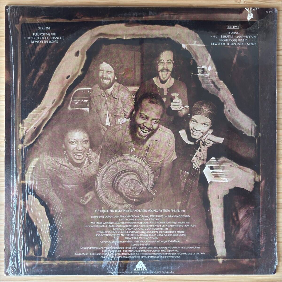 シュリンク付き LARRY YOUNG Larry Young's Fuel US ORIG LP IN SHRINK 1975 ARISTA ...
