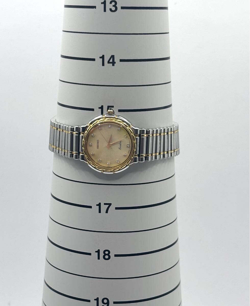 電池交換済み 稼働品 SEIKO セイコー Exceline エクセリーヌ 1F21-0E00 18KT BEZEL レディース 腕時計(エクセリーヌ)｜売買されたオークション情報、yahoo ...