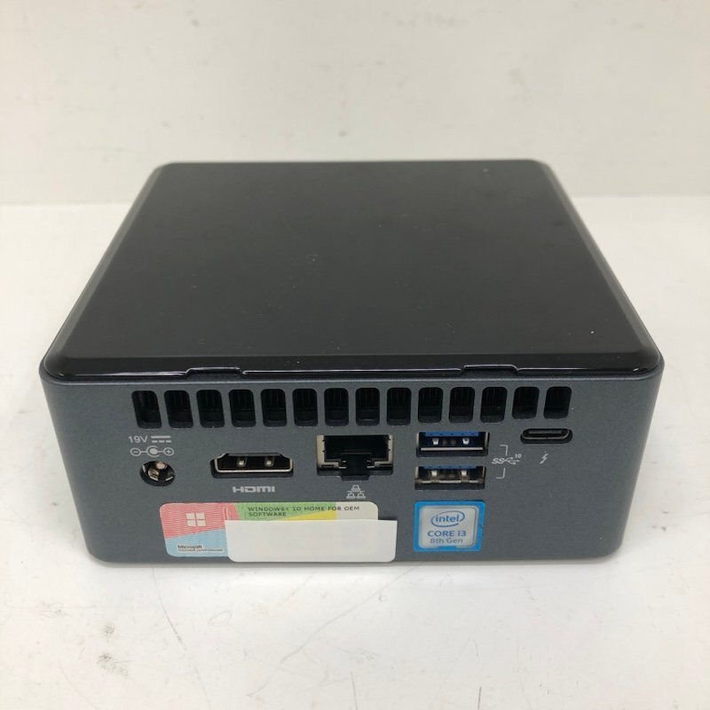 intel NUC8BEH MiniPC デスクトップPC Windows 10 Home Core i3-8109U 3.00GHz 8GB ...