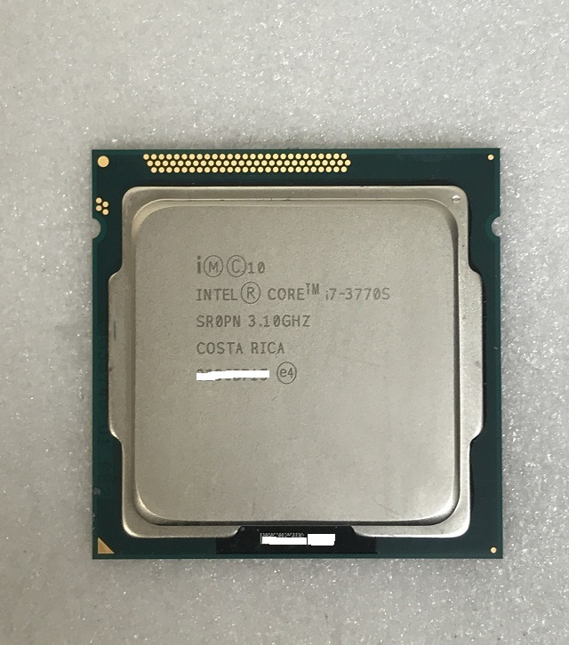 CPU インテル Core i7-3770S 3.10GHz SR0PN LGA1155 Intel Core i7 3770 第3世代 ...