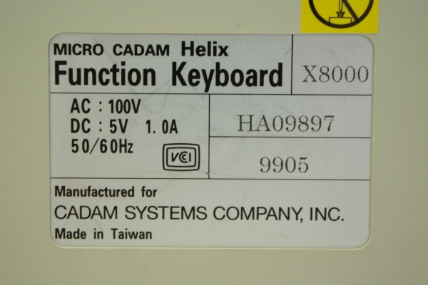 MICRO CADAM Helix X8000 ファンクションキーボード ジャンク(CAD)｜売買されたオークション情報、yahooの商品情報 ...