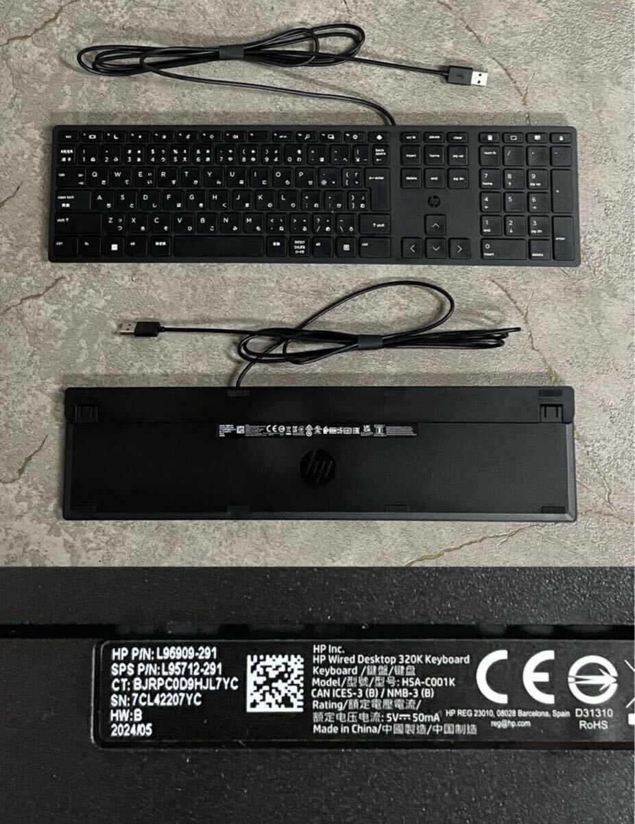 SNT500 品 HP Halley USB Keyboard DIB JPN HSA-P010K L96909-291 有線キーボード ...