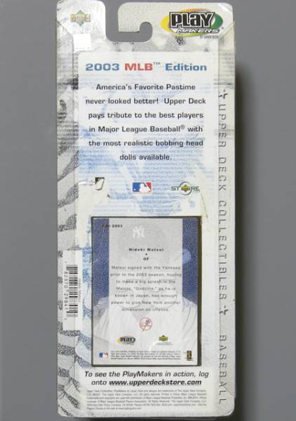 MLB ヤンキース 松井秀喜 2003年 ボブルヘッド人形 UPPER DECK製(メジャーリーグ)｜売買されたオークション情報、yahooの商品情報をアーカイブ公開 - オークファン ...