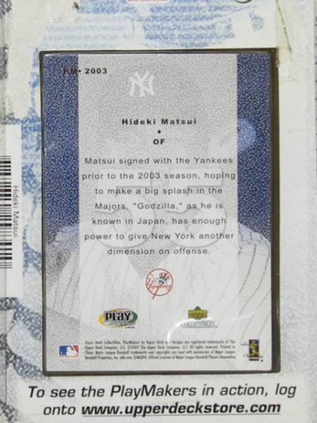 MLB ヤンキース 松井秀喜 2003年 ボブルヘッド人形 UPPER DECK製(メジャーリーグ)｜売買されたオークション情報、yahooの商品情報をアーカイブ公開 - オークファン ...