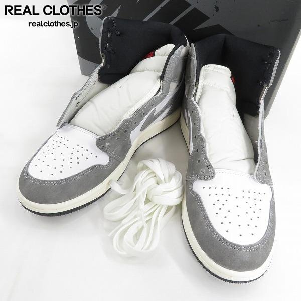 NIKE/ナイキ AIR JORDAN 1 RETRO HIGH OG BLACK AND SMOKE GREY エアジョーダン1 レトロ ...