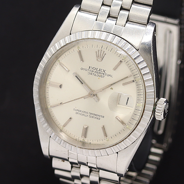 1円 稼働 ロレックス オイスターパーペチュアル 1603 3664153 AT/自動巻 シルバー文字盤 メンズ腕時計 0021340 7MGT MST(本体)｜売買されたオークション情報 ...