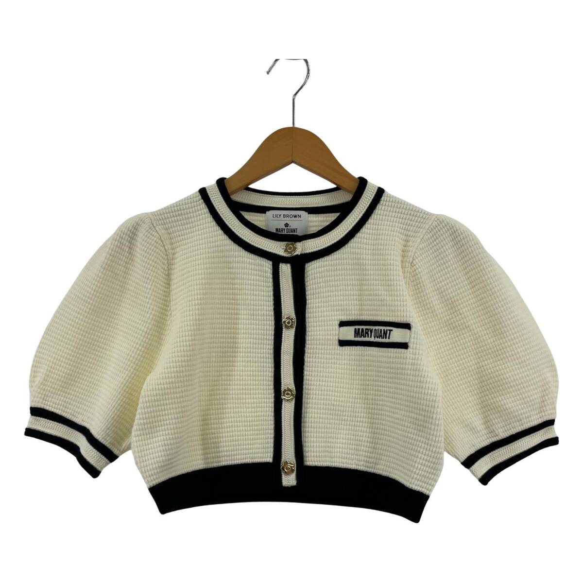 LILY BROWN リリーブラウン ニット カーディガン sizeONE SIZE/ホワイト(Mサイズ)｜売買されたオークション情報 ...