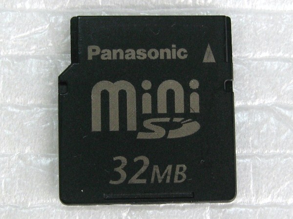 Panasonic mini SDカード 32MB 送料82円(32MB以下)｜売買されたオークション情報、yahooの商品情報をアーカイブ公開 - オークファン（aucfan.com）