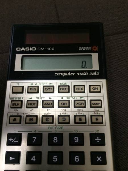 電卓 CASIO CM-100(カシオ)｜売買されたオークション情報、yahooの商品情報をアーカイブ公開 - オークファン（aucfan.com）