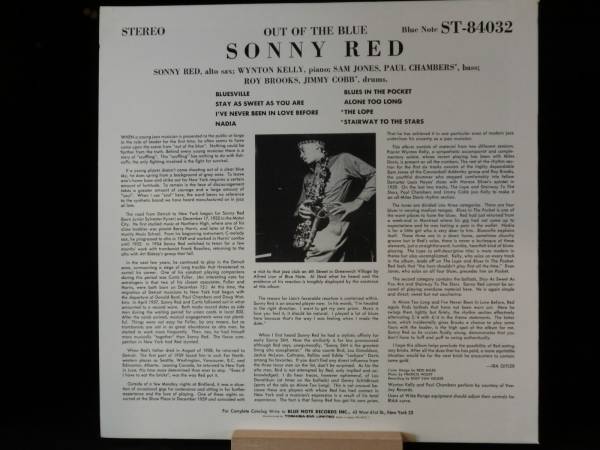 Out of the Blue Sonny Red(ジャズ一般)｜売買されたオークション情報、yahooの商品情報をアーカイブ公開 ...