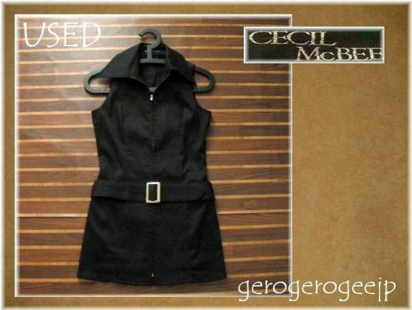 CECIL McBEE M ベルト付 zipノ-スリ-ブジャケット(ジャケット、上着)｜売買されたオークション情報、yahooの商品情報をアーカイブ公開 - オークファン（aucfan.com）